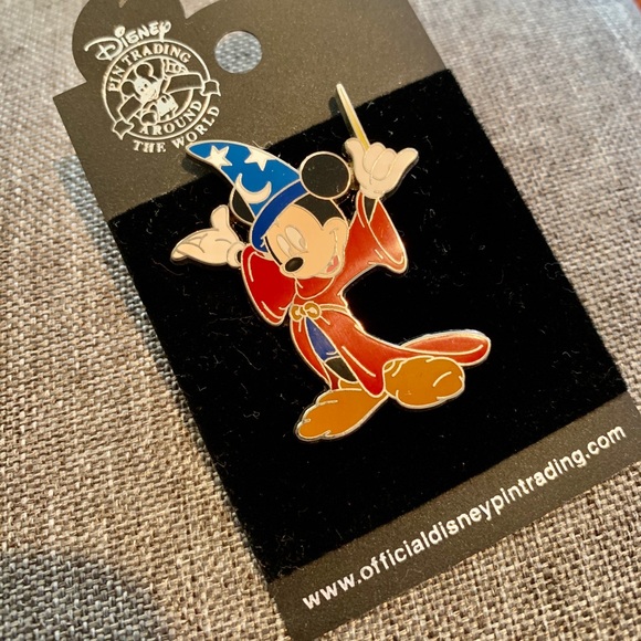 Disney | Other | Disney Official Trading Mickey Sorcerer Pin Vtg | Poshmark